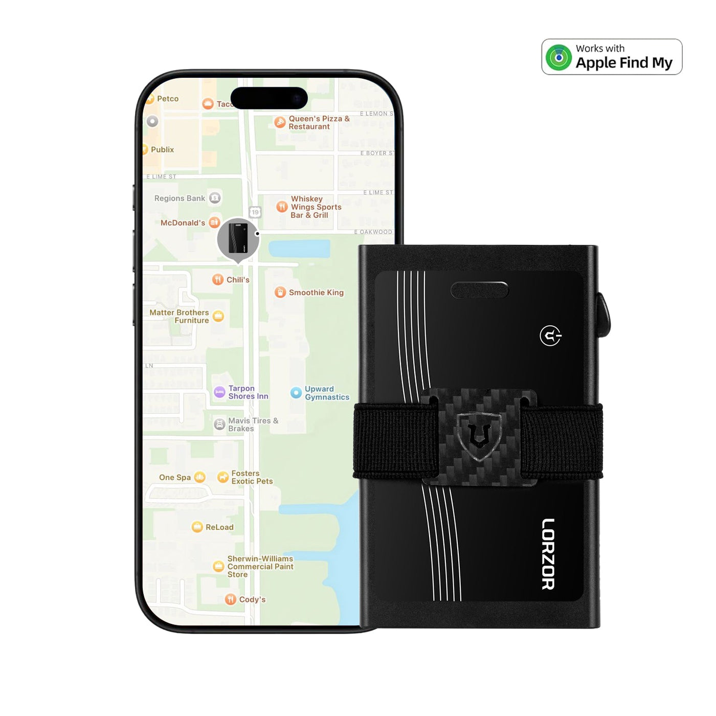 Lorzor Wallet-Men's Wallets Slim Trackable Minimalist Built For Life ...