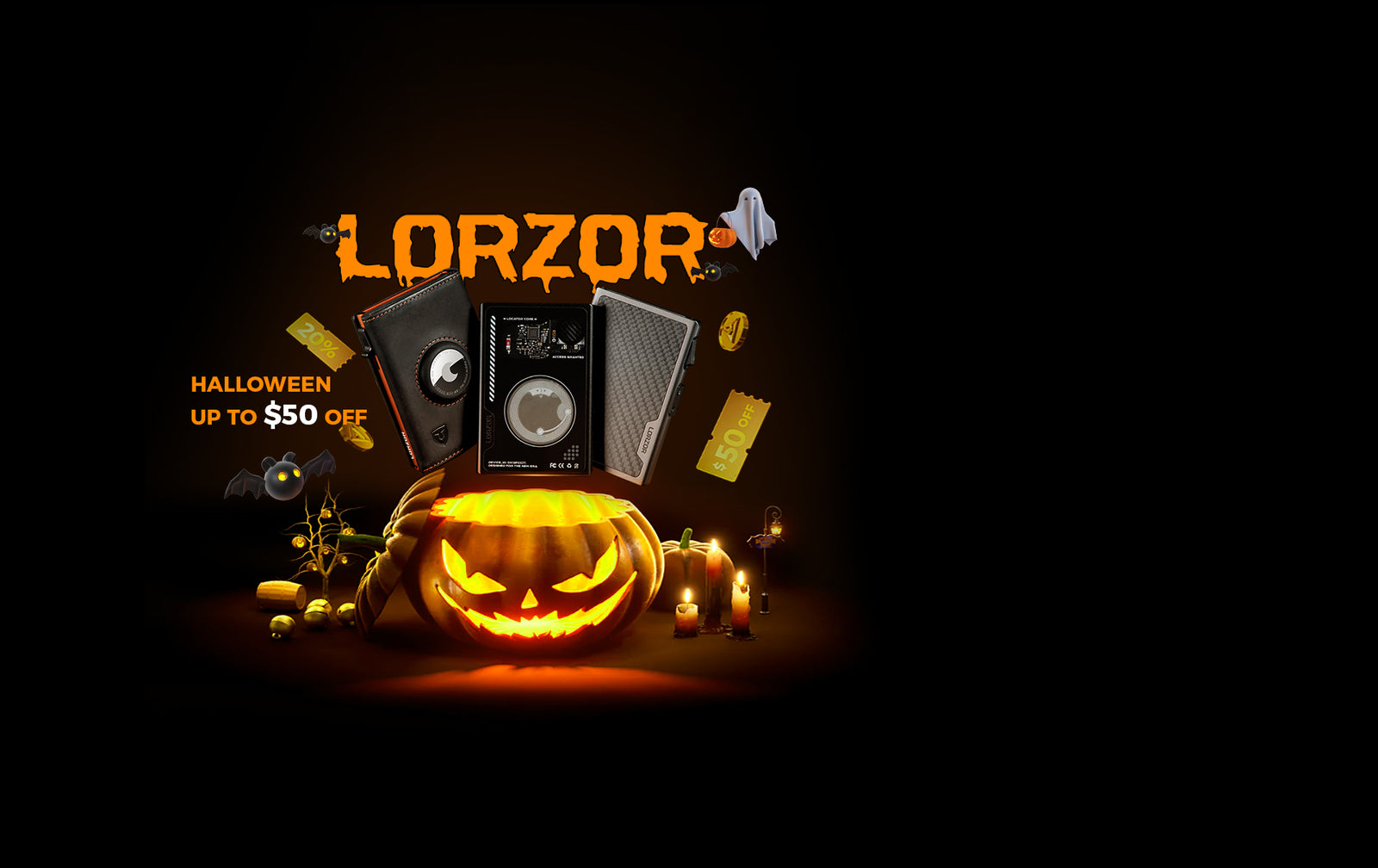 Lorzor Wallet-Men's Wallets Slim Trackable Minimalist Built For Life ...