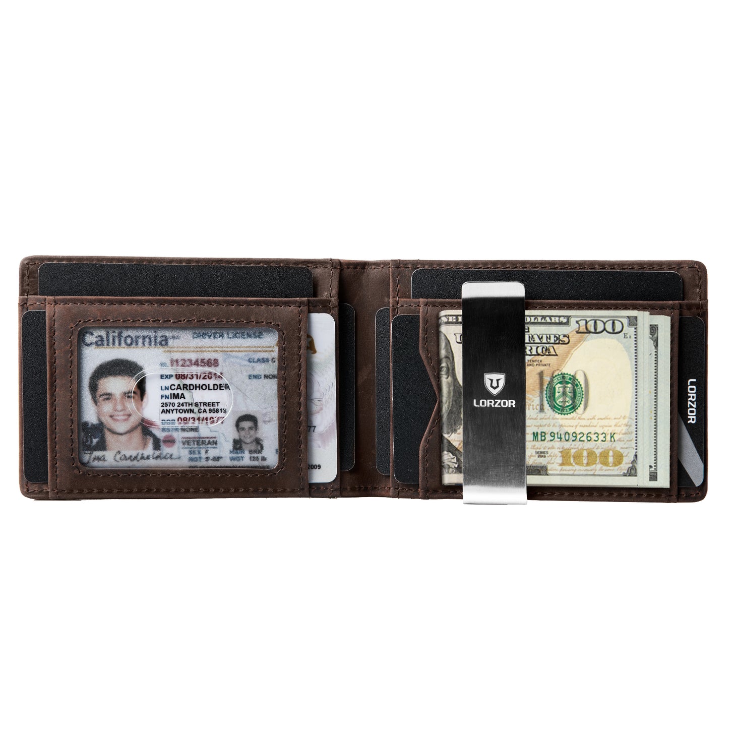 Lorzor Wallet-Slim Wallets Trackable Minimalist Built For Modern Life ...