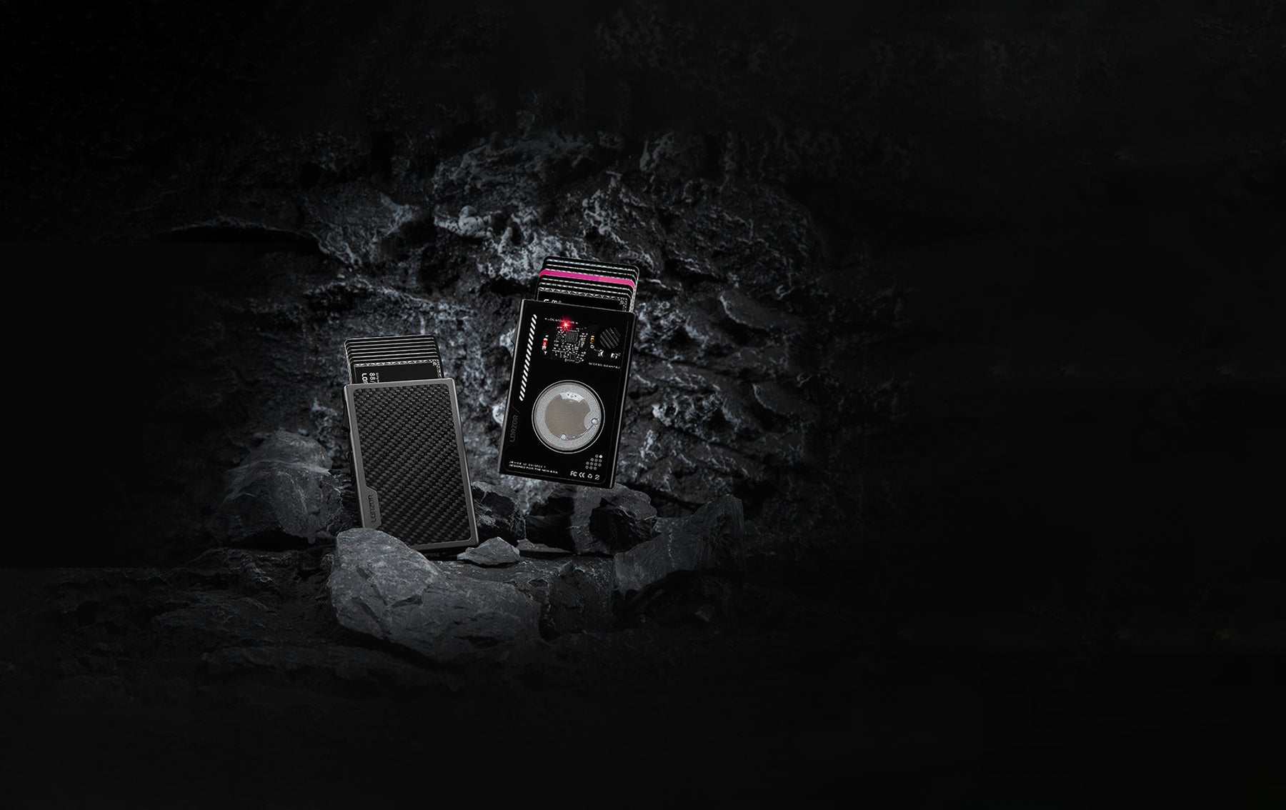 Lorzor Wallet-Slim Wallets Trackable Minimalist Built For Modern Life ...