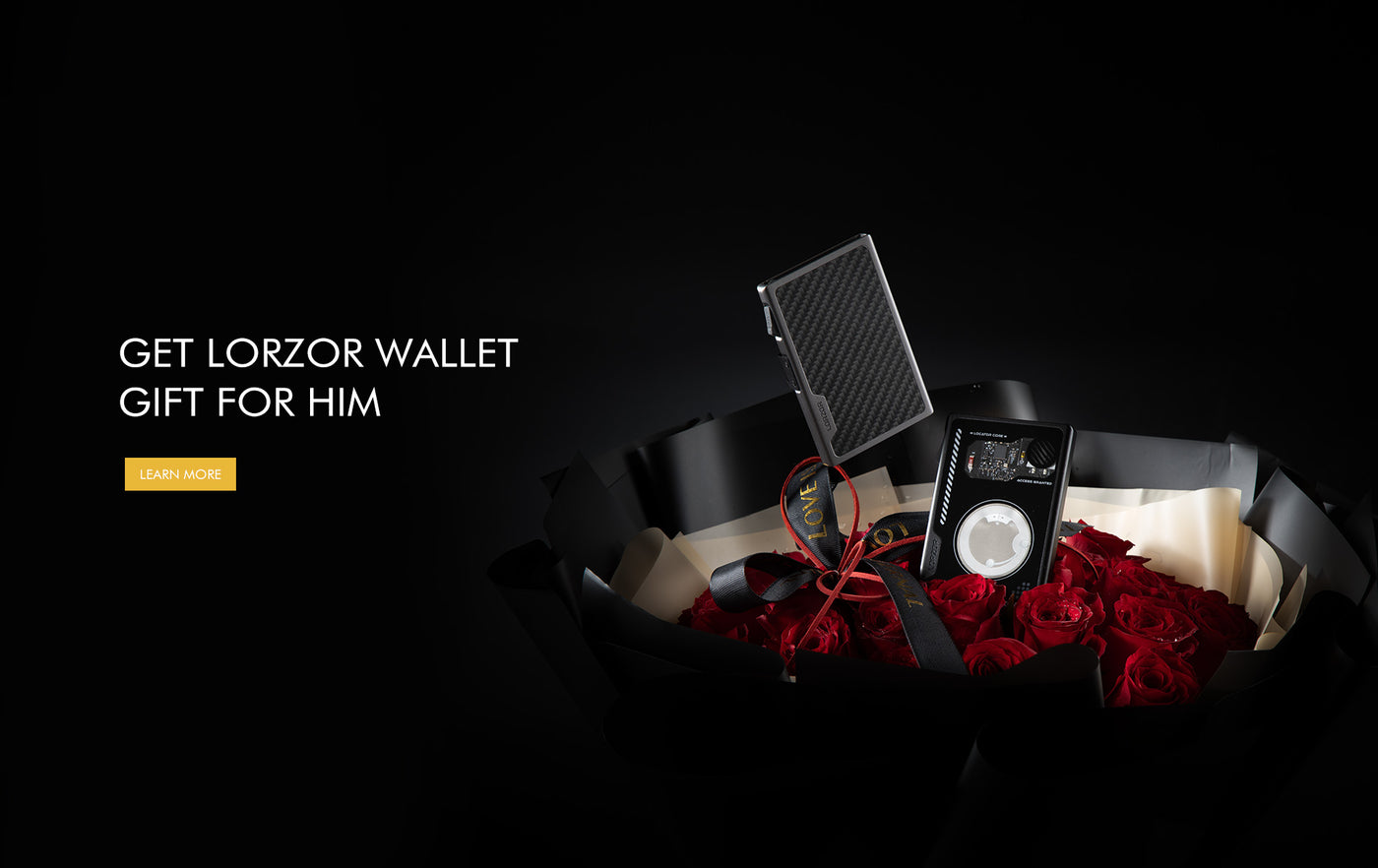 Lorzor Wallet-Slim Wallets Trackable Minimalist Built For Modern Life ...